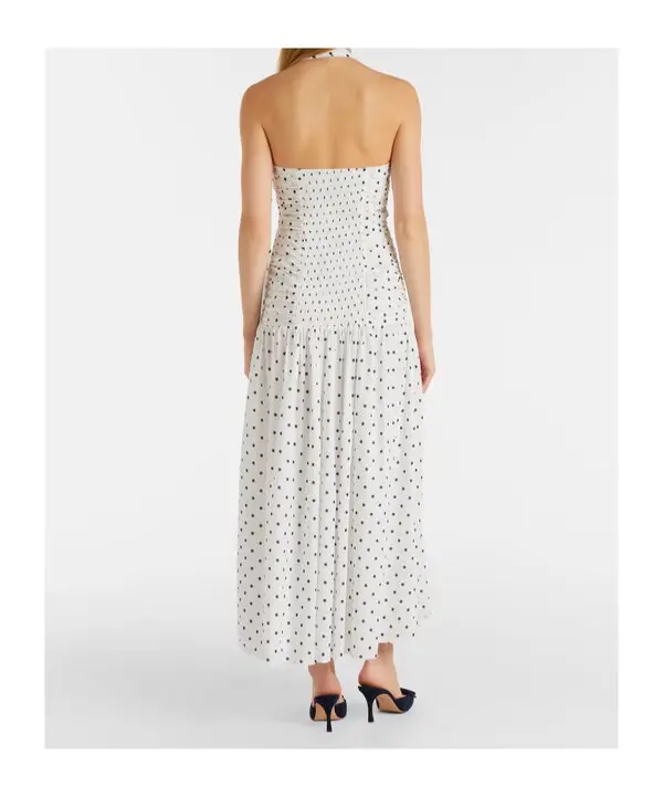 Posse Edie Polka-dot Maxi Dress