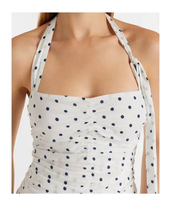 Posse Edie Polka-dot Maxi Dress
