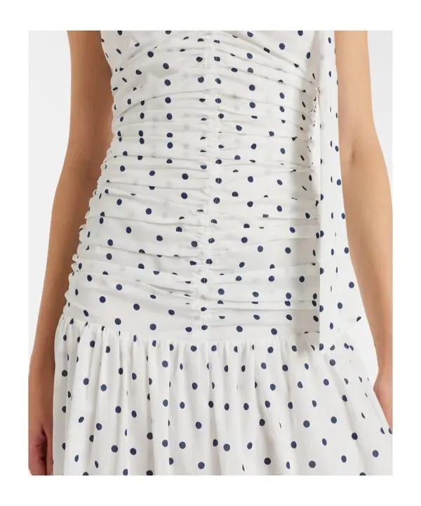 Posse Edie Polka-dot Maxi Dress