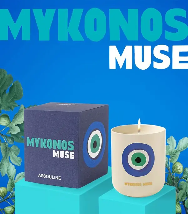 Assouline Mykonos Muse Candle