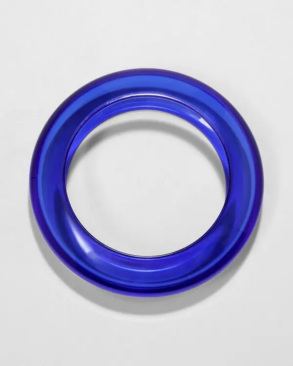 Alexis Bittar Bonbon Lucite Saucer Bangle Bracelet - Sky