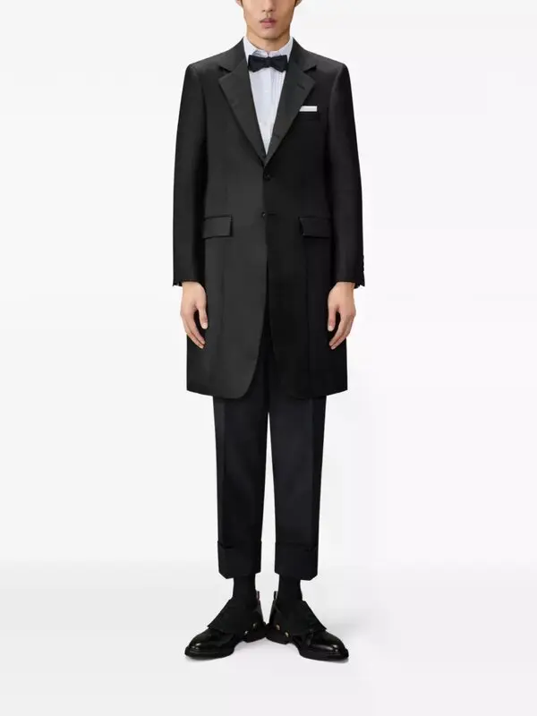 Thom Browne Tailored Overcoat - Black