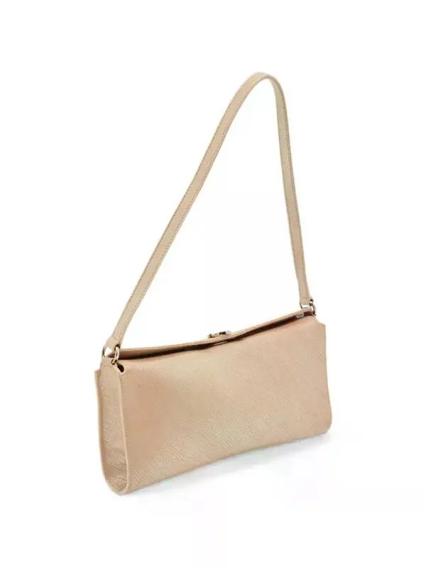 FERRAGAMO Gancini Saffiano Clutch Bag