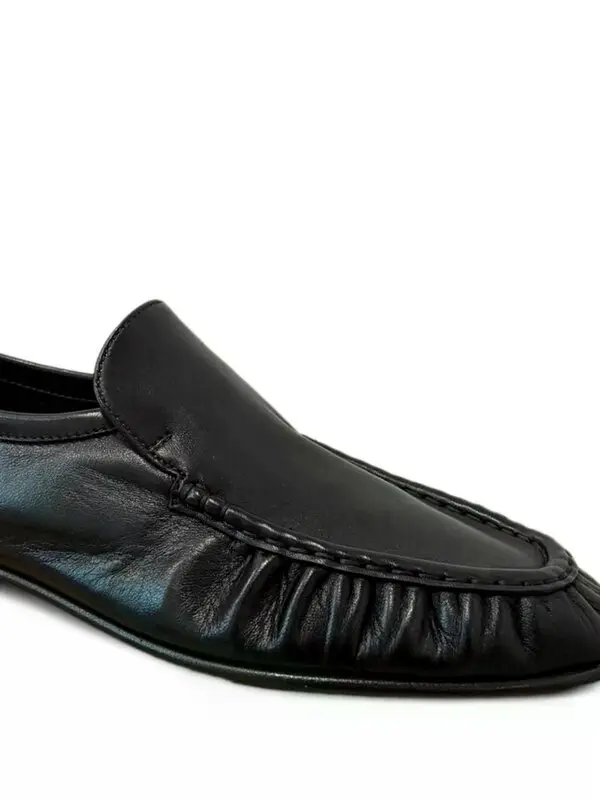THE ROW Soft Moccasin Two Leather Loafers