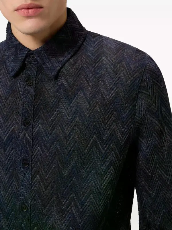 Missoni Zigzag-knit Shirt
