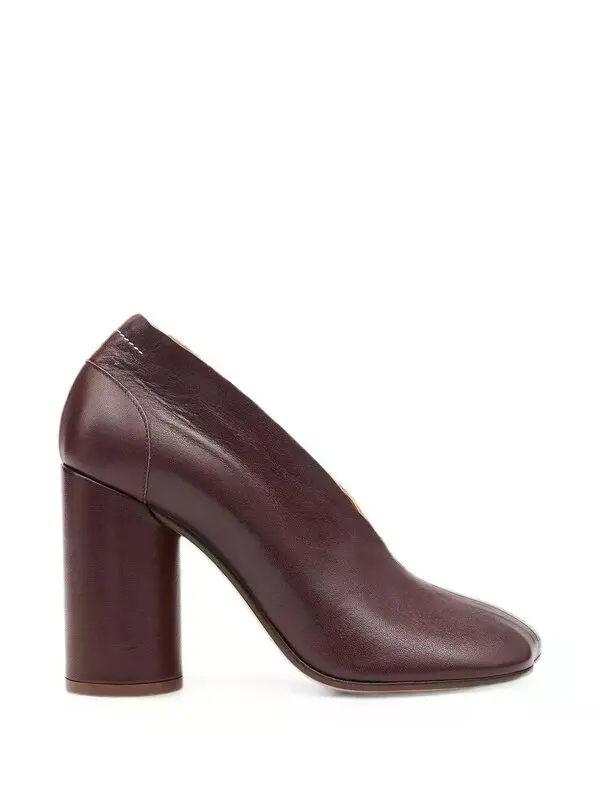 MAISON MARGIELA Nappa Leather Anatomic Court Shoes - Purple