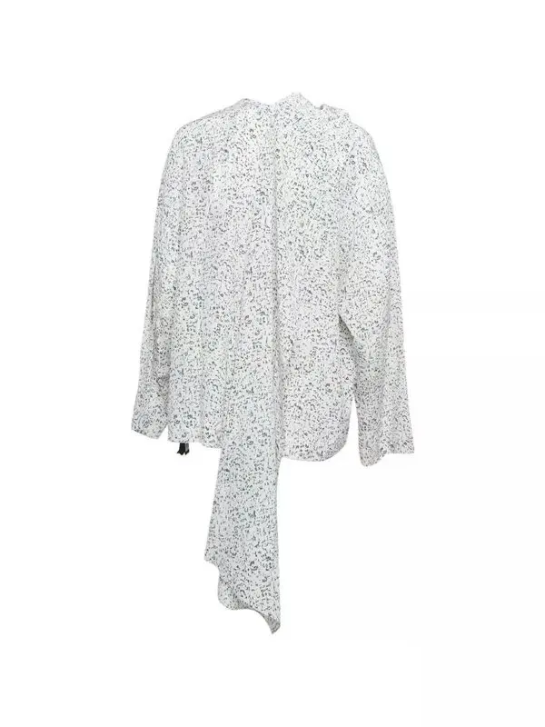 JOSEPH Cannon Mineral-print Silk Top