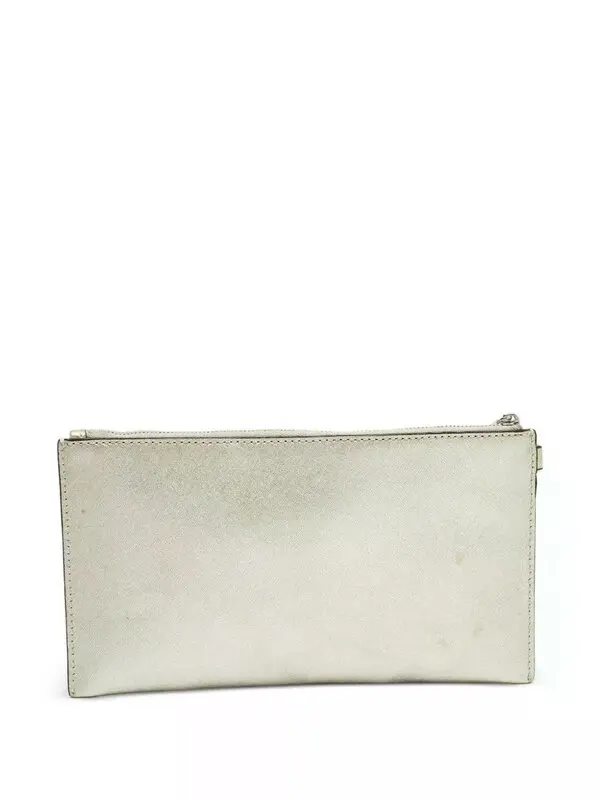 Michael Kors Studded Saffiano Clutch Bag