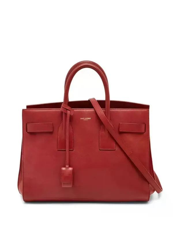 Saint Laurent Small Sac De Jour Tote Bag - Red