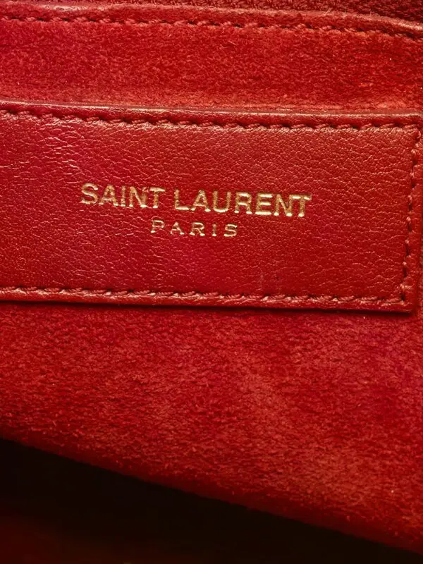 Saint Laurent Small Sac De Jour Tote Bag - Red