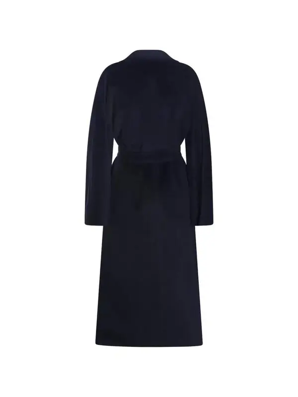 Max Mara Icon Double-breasted Belted Coat - Blue