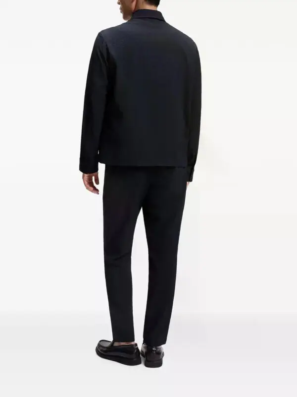 BOSS Textured-finish Patch-pocket Jacket