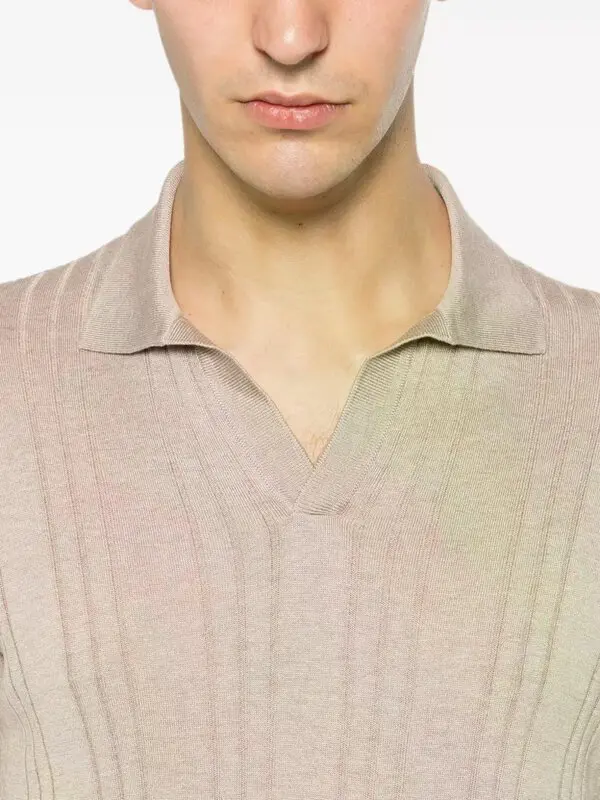 Tagliatore Pavel Ribbed-knit T-shirt