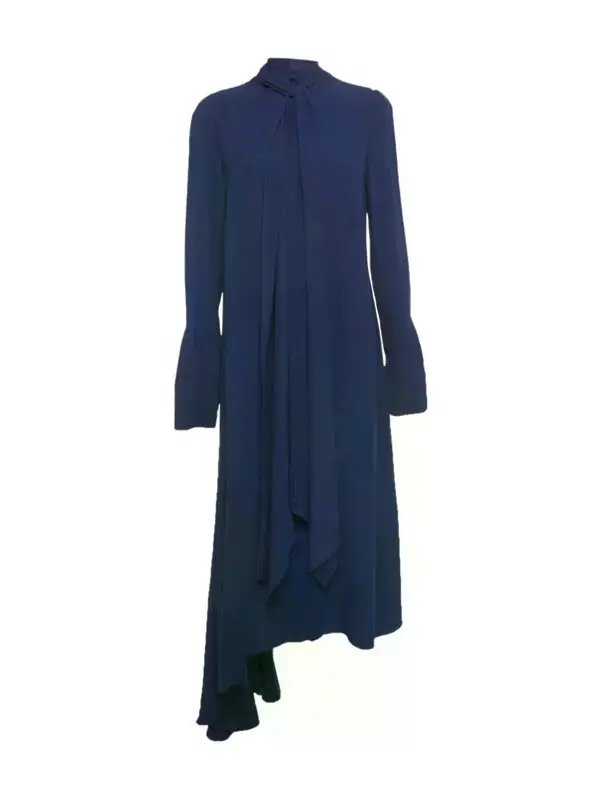 Marni Tie-neck Maxi Dress - Blue