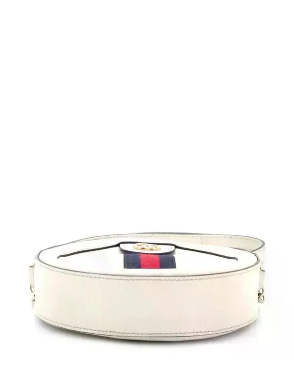 Gucci Ophidia Round Shoulder Bag Mini Crossbody Bag - White