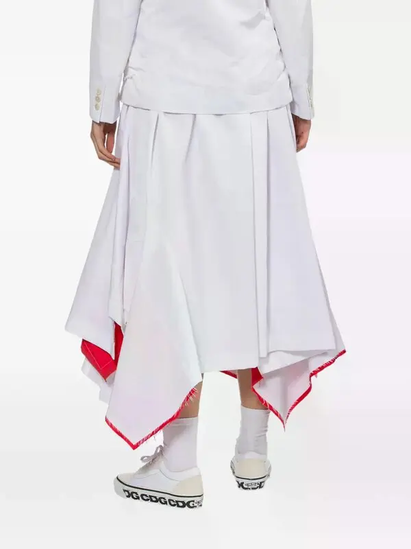 Comme Des Garçons Asymmetrical Ruffled Skirt