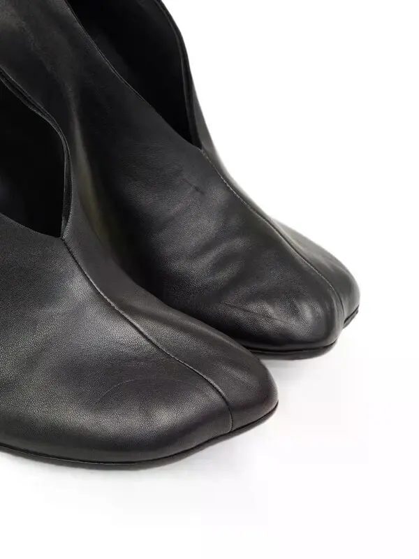MAISON MARGIELA Nappa Leather Anatomic Court Shoes - Black