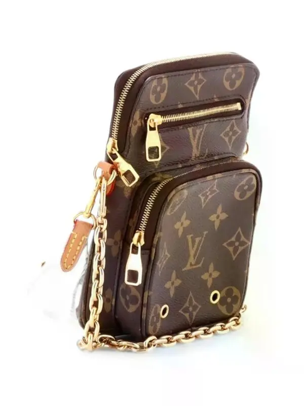 LOUIS VUITTON Monogram Canvas Utility Phone Sleeve Bag