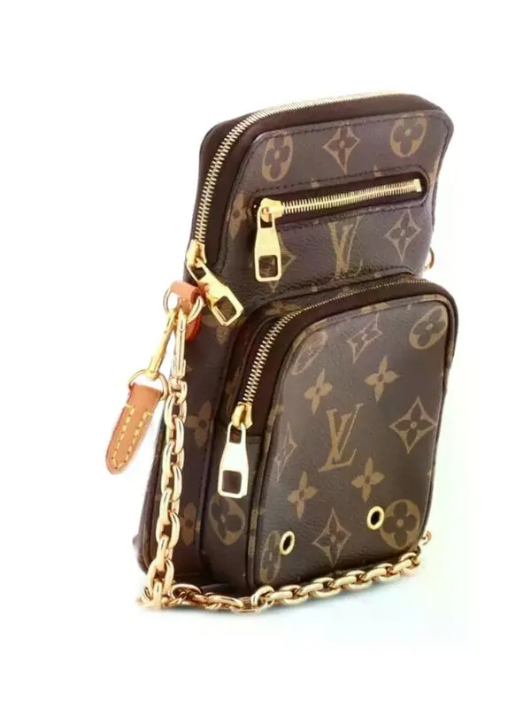 LOUIS VUITTON Monogram Canvas Utility Phone Sleeve Bag