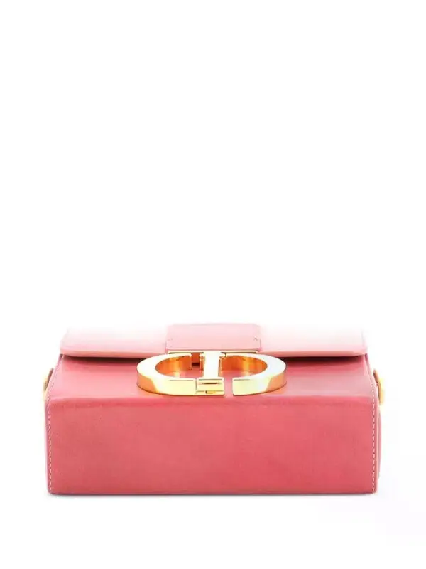 Dior 30 Montaigne Box Bag Ombre Leather Shoulder Bag - Pink