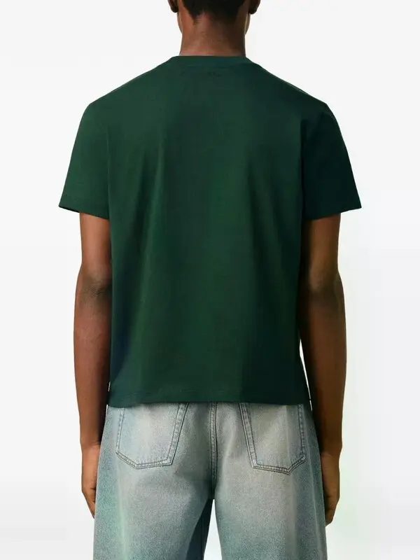 AMI Paris Cotton T-shirt With De Coeur