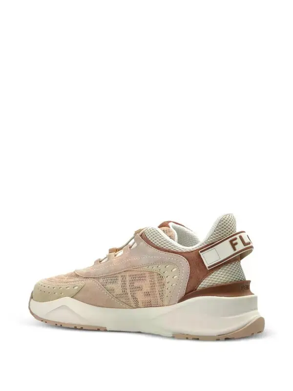 Fendi Flow Leather-panelled Sneakers