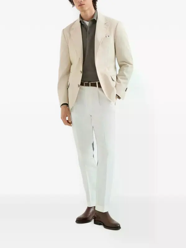 Brunello Cucinelli Cashmere Knit Polo Shirt