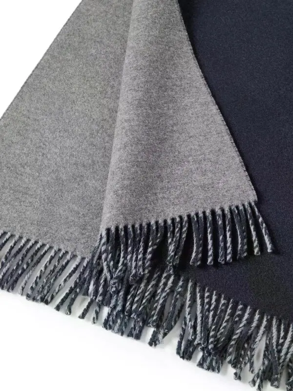 Brunello Cucinelli Wool And Cashmere Knit Scarf