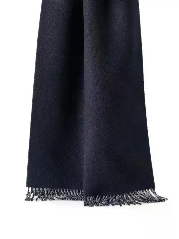 Brunello Cucinelli Wool And Cashmere Knit Scarf