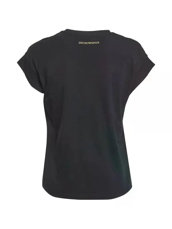Emporio Armani Logo Appliqué T-shirt