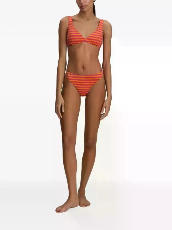Polo Ralph Lauren Striped Seersucker Bikini Bottoms