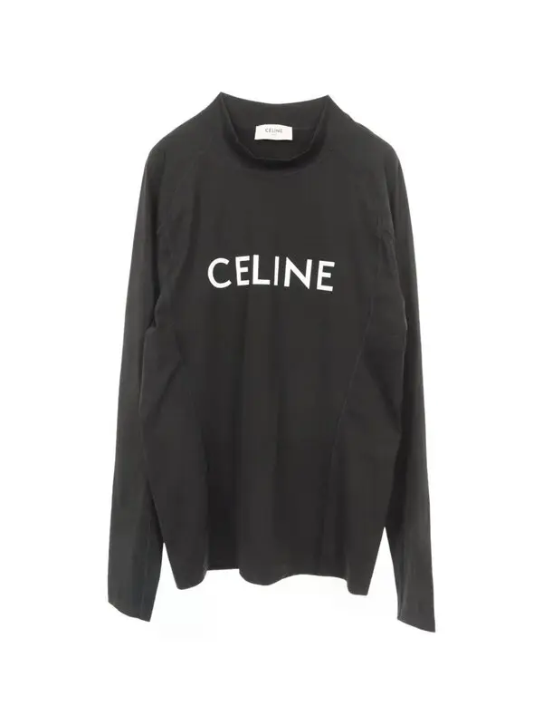 Celine Lycra Surf Long-sleeved T-shirt - Black