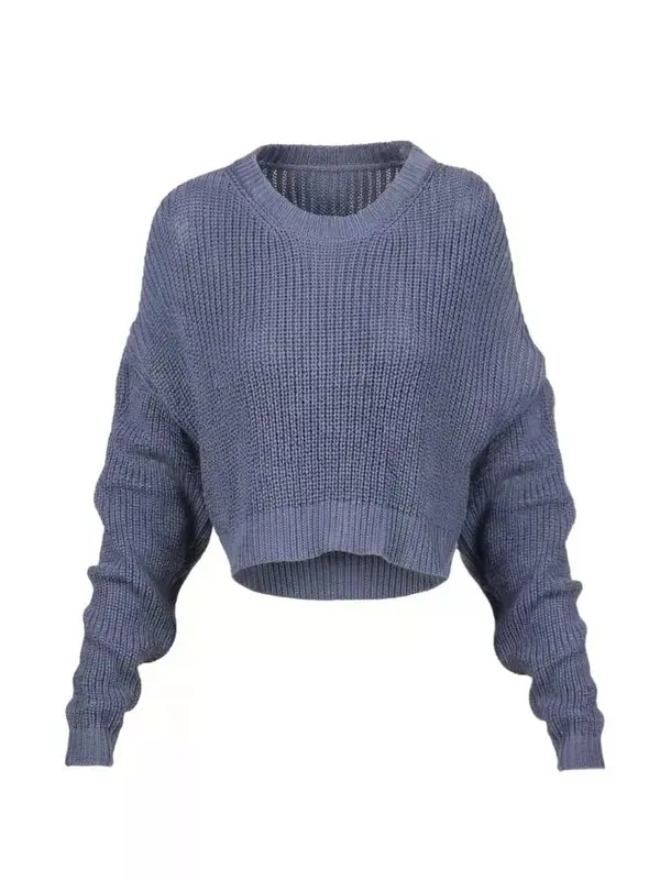 Valentino Garavani Cropped Sweater - Blue