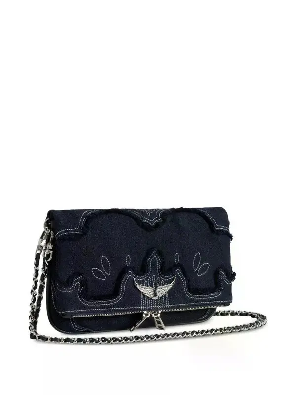 Zadig&Voltaire Rock Denim Clutch