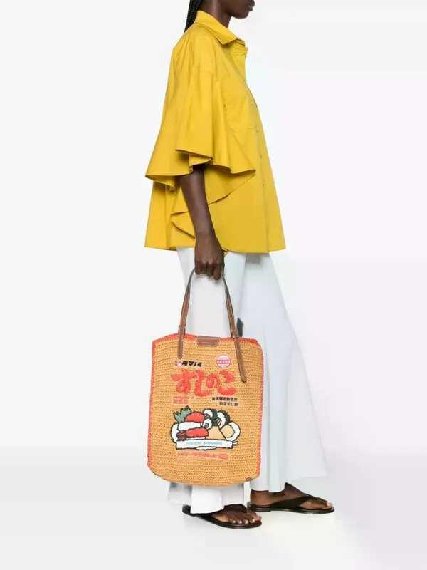 ANYA HINDMARCH Sushi No Ko Tote Bag - Brown