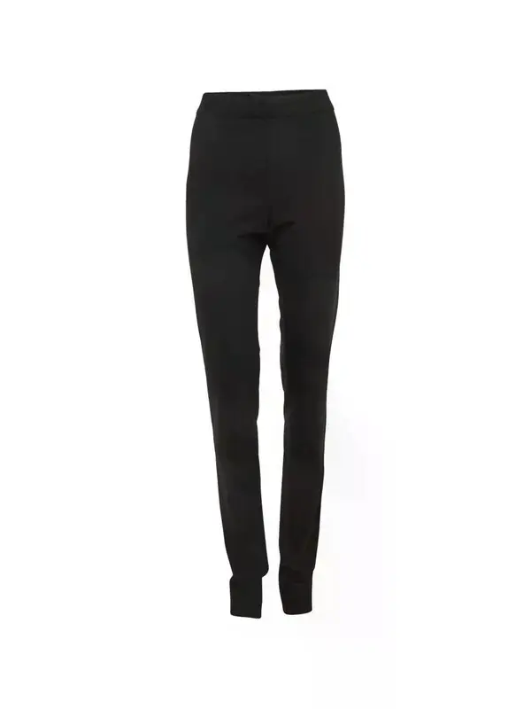 Fendi Straight-leg Wool Trousers - Black