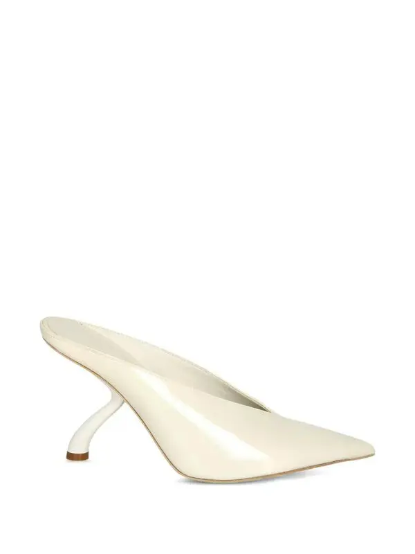FERRAGAMO Patent Finish Pointed-toe Pumps