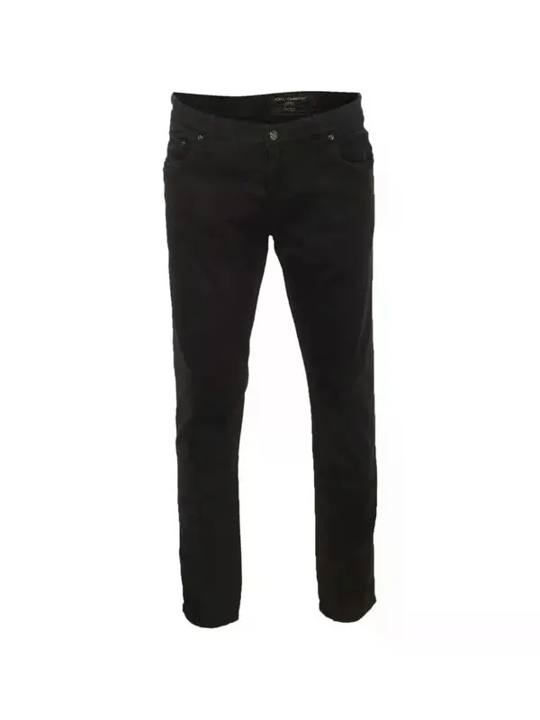 Dolce & Gabbana Straight Fit Jeans - Black