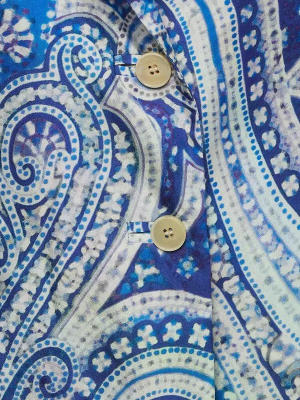 Etro Paisley-print Silk Blazer