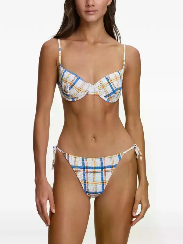Polo Ralph Lauren Ricky Smocked Bikini - White