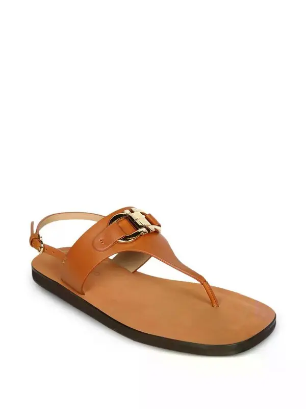 FERRAGAMO Gancini Buckle Slingback Sandals