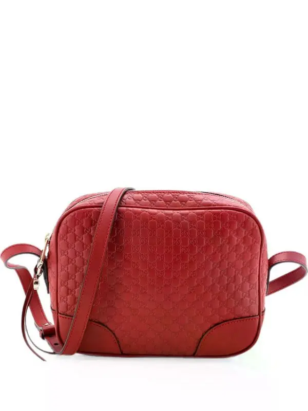 Gucci Bree Disco Microissima Leather Mini Crossbody Bag - Black