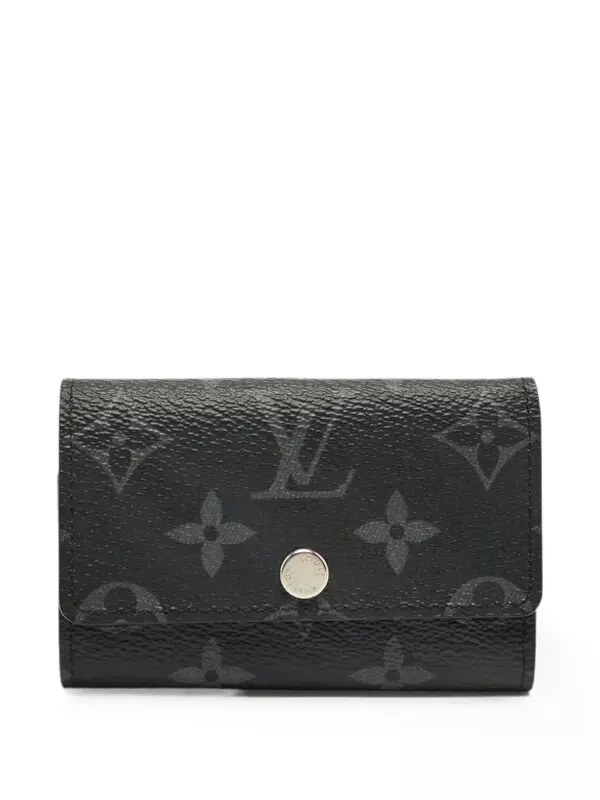 LOUIS VUITTON Monogram Eclipse Key Holder - Black