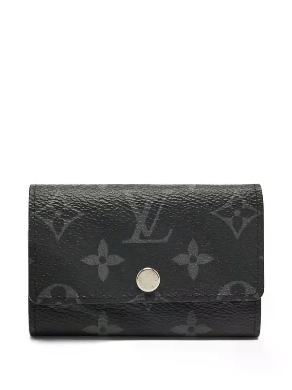 LOUIS VUITTON Monogram Eclipse Key Holder - Black
