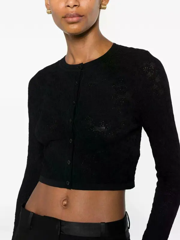 Sandro Cropped Button Cardigan