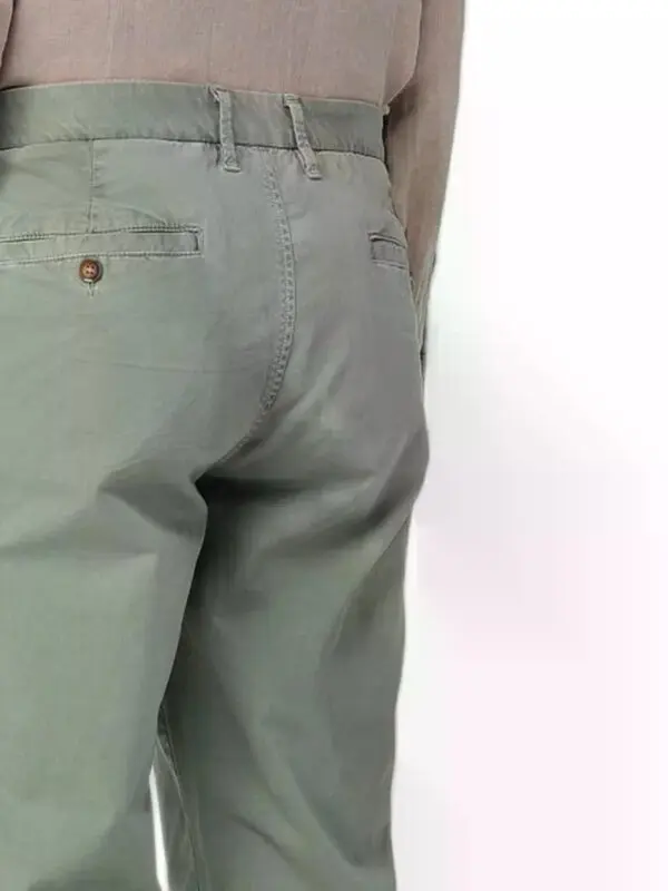 BLAUER. Straight-leg Chino Trousers - Green