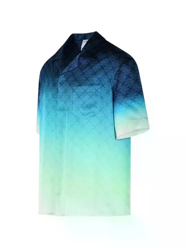 Casablanca Circuit Monogram Silk Shirt