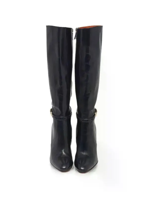 Gucci Elizabeth Buckled Knee-length Heeled Boots