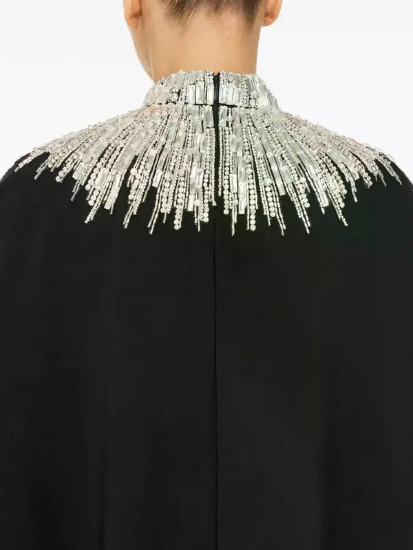 Jenny Packham Embellished Neck Dress