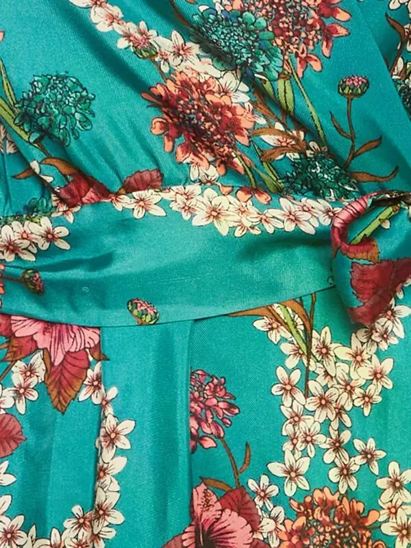 Sandro Floral-print Wrap Midi Dress